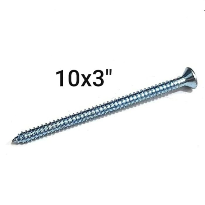 Jual Skrup Tapping FH 10 x 3 / Skrup Panjang 7,5 cm Kepala 10 mm Per PCS | Shopee Indonesia