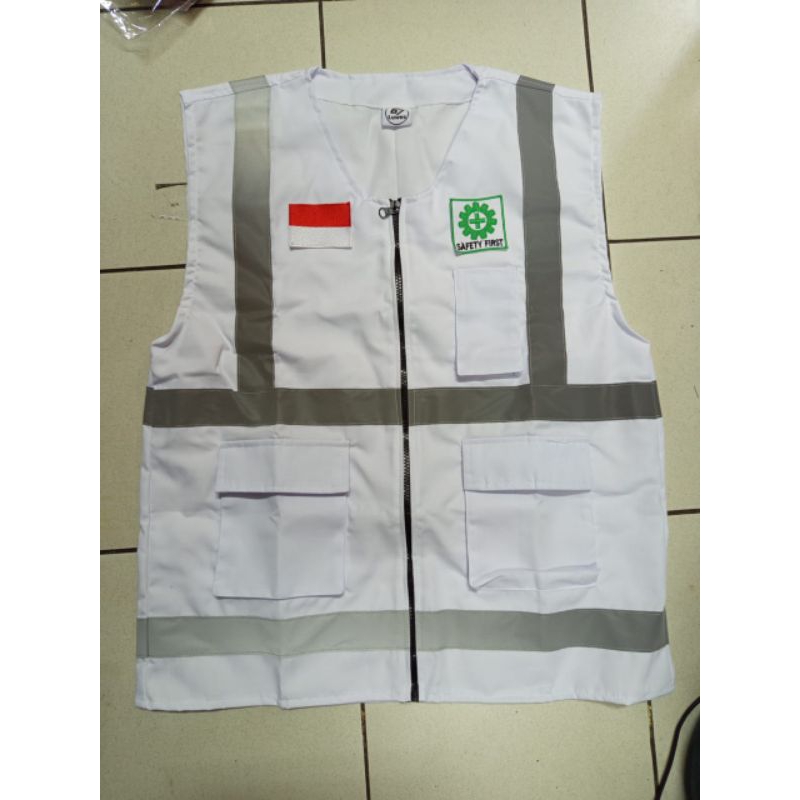 Jual ROMPI DRILL PUTIH/ROMPI SAFETY PROYEK/ROMPI PUTIH | Shopee Indonesia