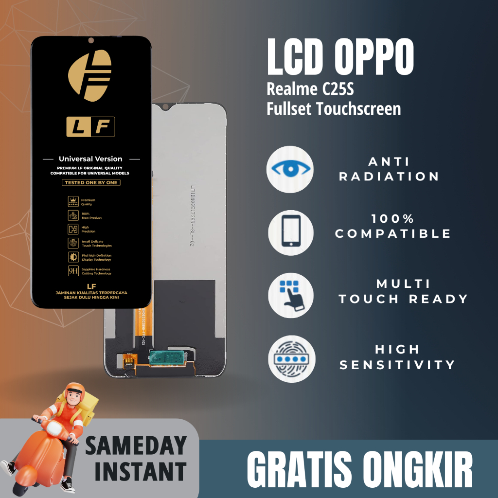 Jual LF - (GARANSI LEM) LCD Realme C25S Fullset Touchscreen | Shopee ...