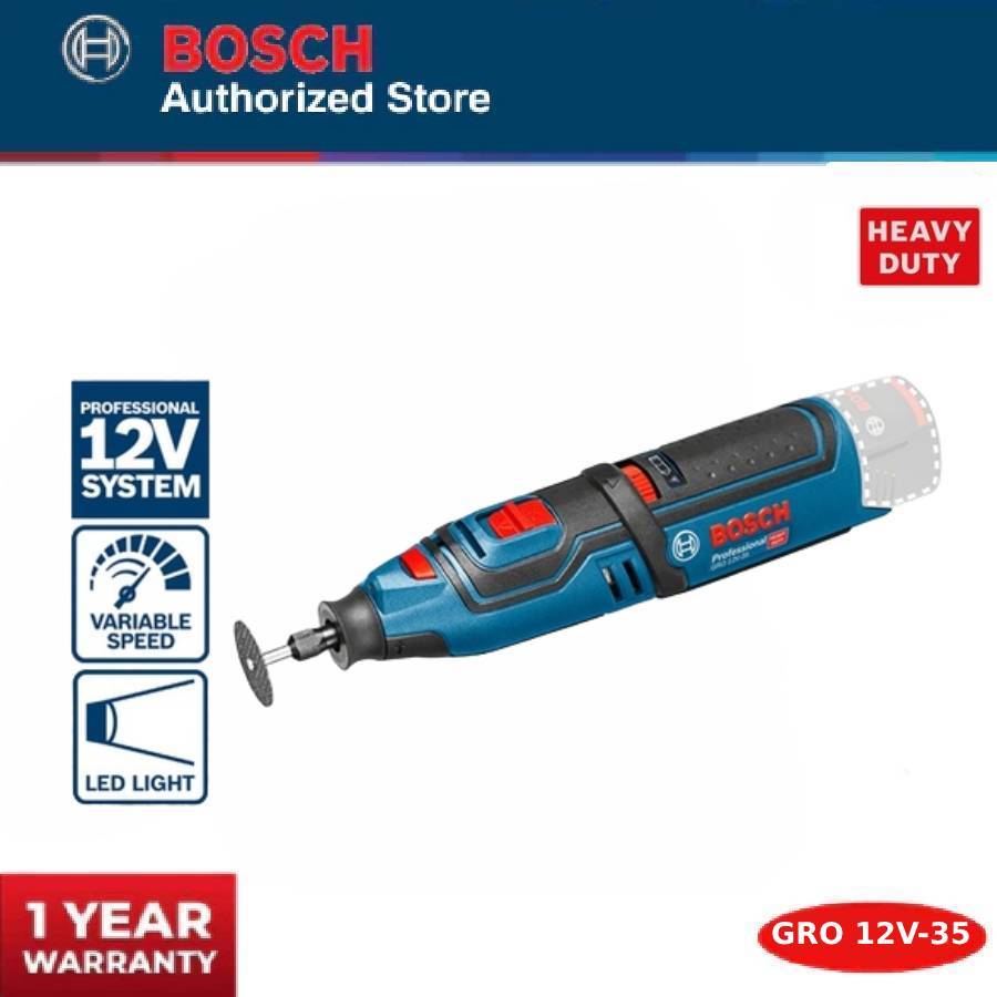 Jual Bosch Cordless Rotary Tool 12Volt GRO 12V-35 - UNIT ONLY | Shopee ...