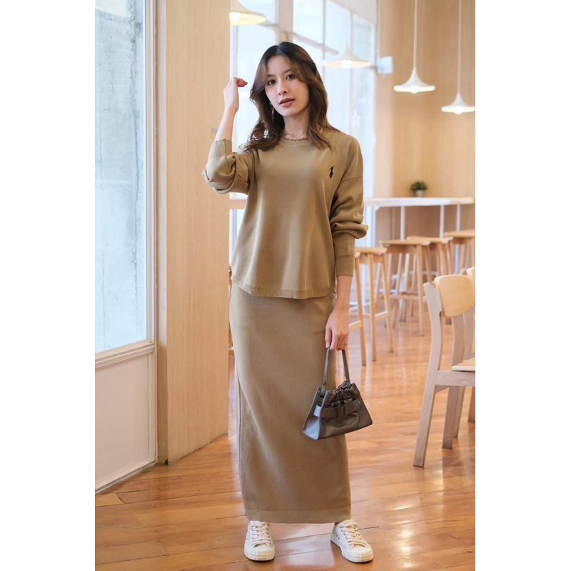 Jual Yunseo Pollo Knit Skirt Set [PREMIUM IMPORT COLLECTION] | Shopee ...