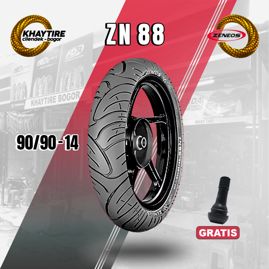 Jual Ban Motor Matic ZENEOS ZN88 90/90 Ring 14 Tubeless | Shopee Indonesia