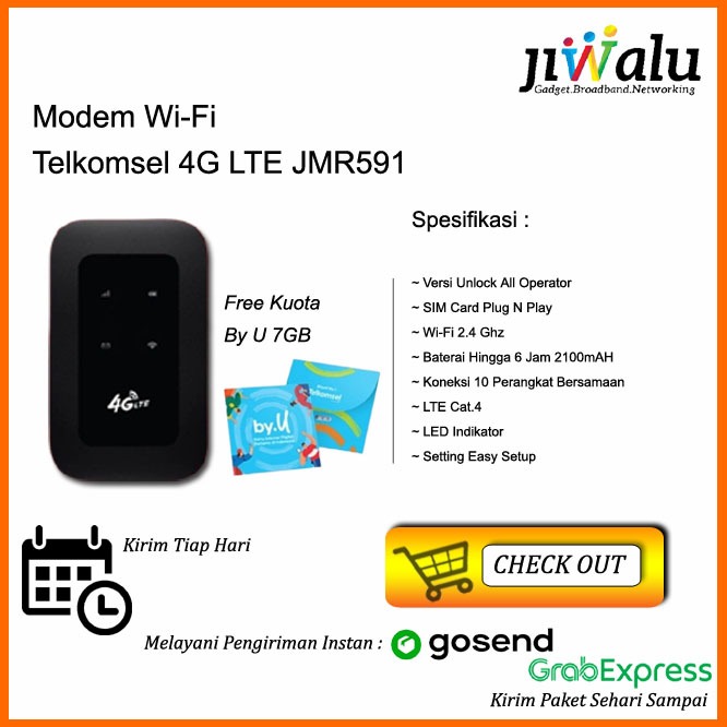 Jual Modem Wifi 4G LTE JMR591 Unlock All Operator | Shopee Indonesia