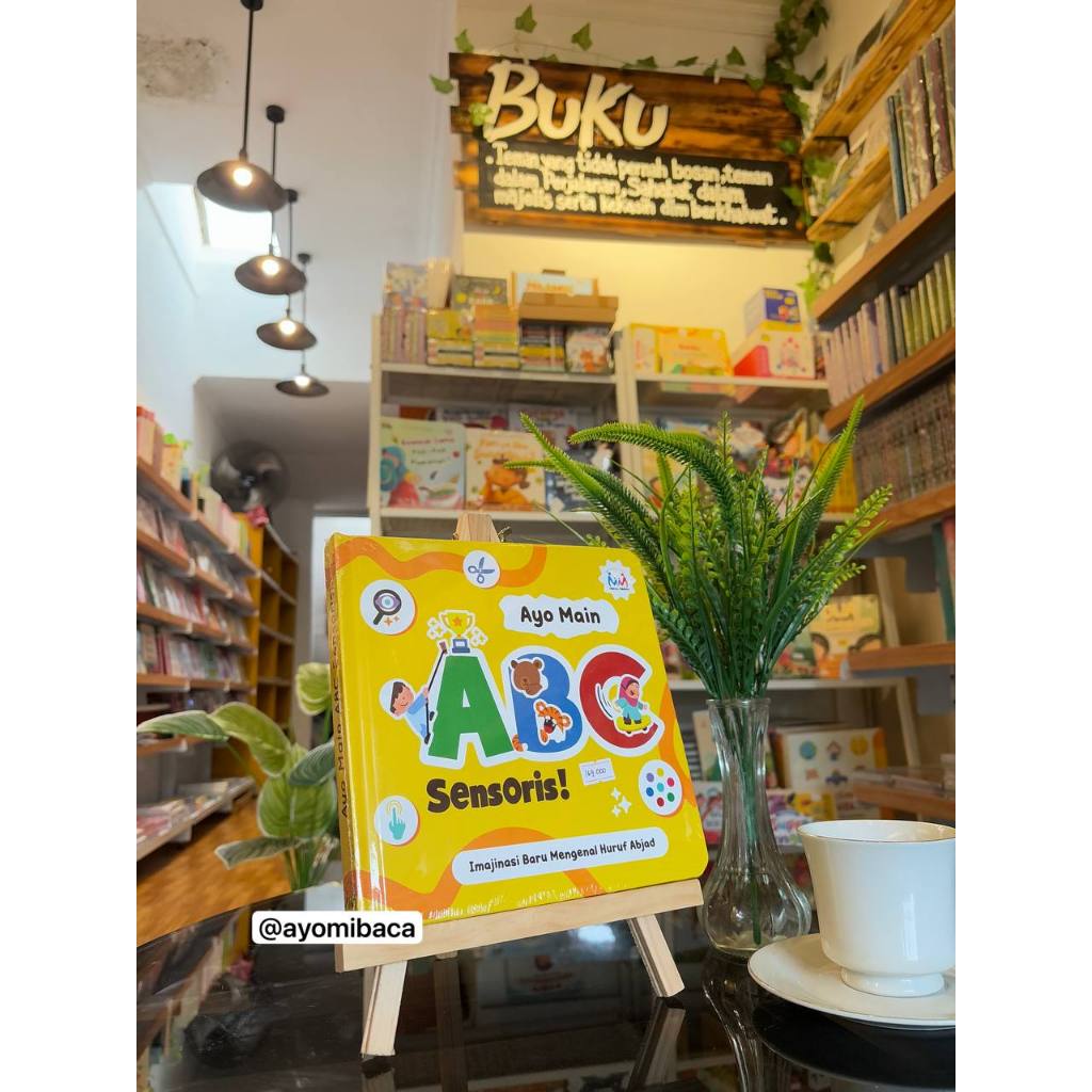 Jual Buku Anak Ayo Main ABC Sensoris Imajinasi Baru Mengenal Huruf Abjad - Mecca Medina | Shopee ...