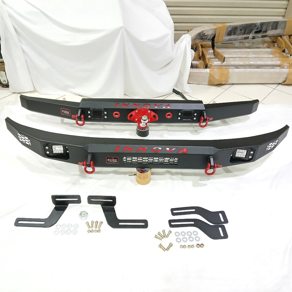 Jual Paket Tanduk Depan Dan Towing Belakang Mobil Innova 2005 - 2015 ...