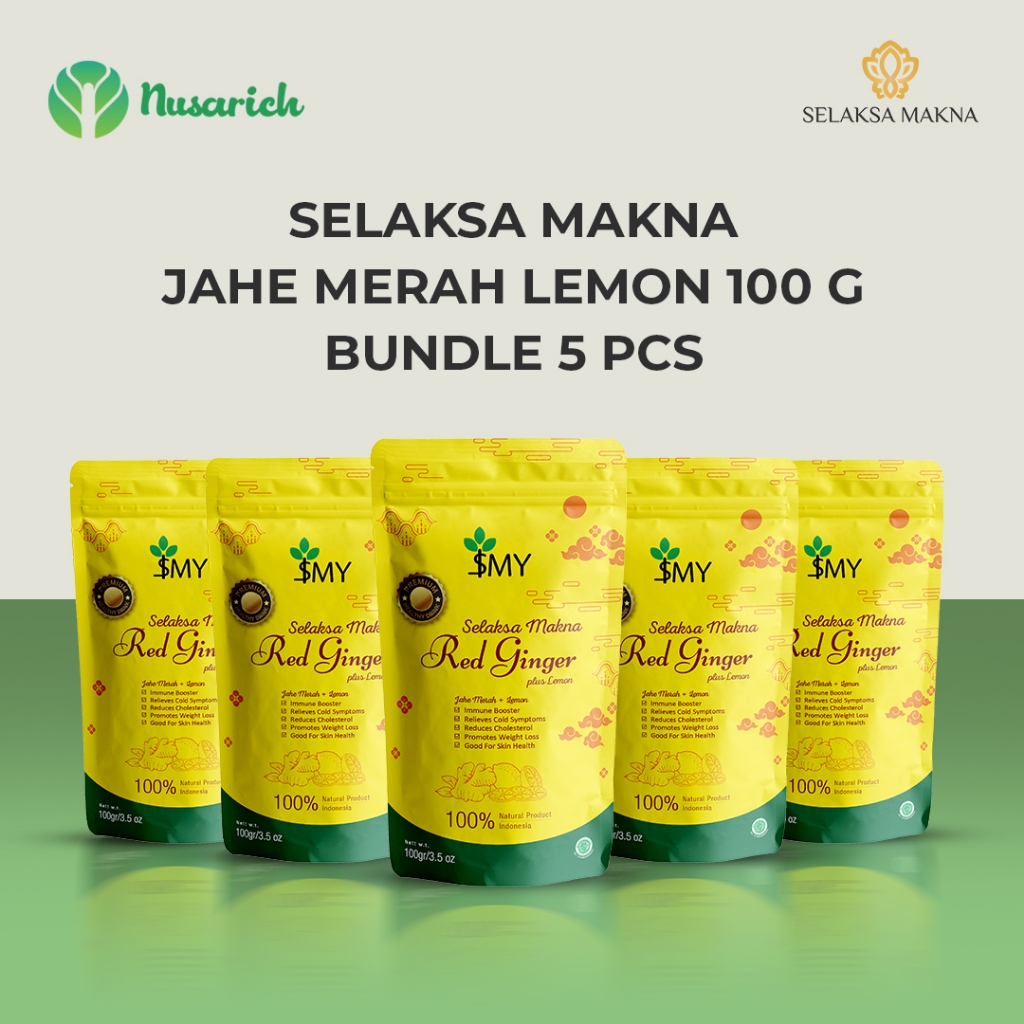 Jual SELAKSA MAKNA Jahe Merah Lemon Paket 5 | Shopee Indonesia