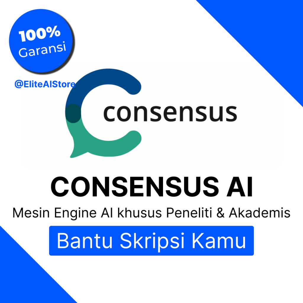 Jual Consensus AI Premium 1 Bulan / 2 Bulan / 3 Bulan | AI Academic Search Engine | Shopee Indonesia