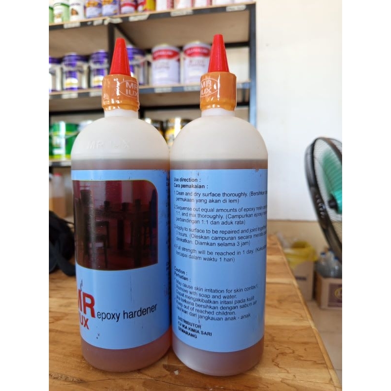Jual Lem Epoxy MR LUX Besar Set 2 Kg, Epoxy 2 komponen | Shopee Indonesia