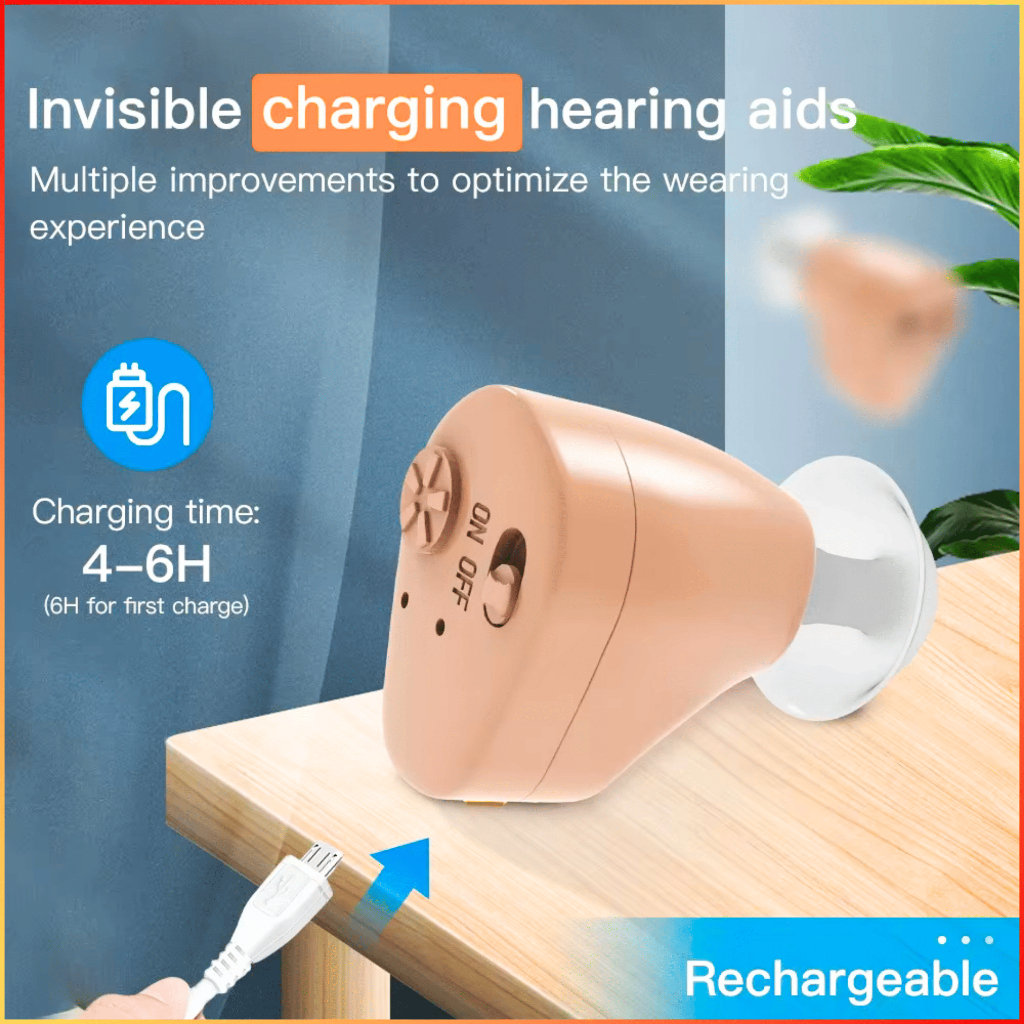 Jual NO LIMIT TaffOmicron Alat Pendengaran Orang Tua Telinga Tuli Mini Charger In Ear Hearing ...