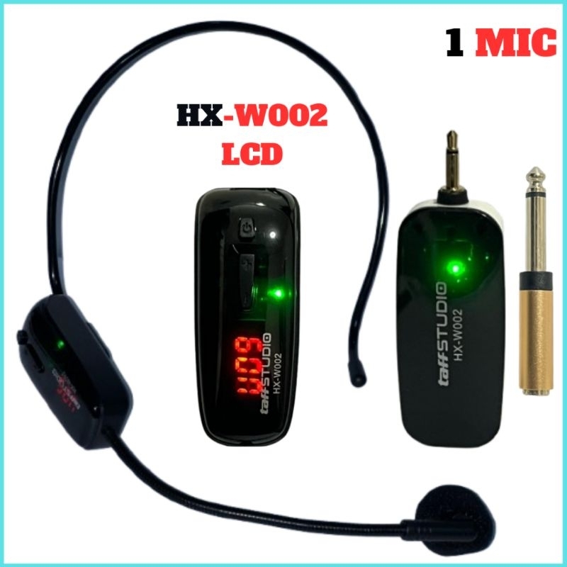 Jual COD Cepat Mic Wireless UHF Microphone Model Bando Call Center ...