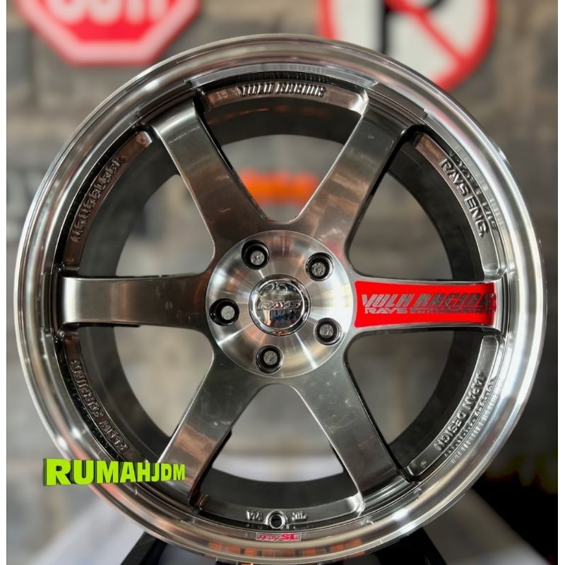 Jual velg racing mobil r18 TE37 FLOW FORMING LEBAR 8,5 ET 39 velg ring 18 cocok untuk mobil ...
