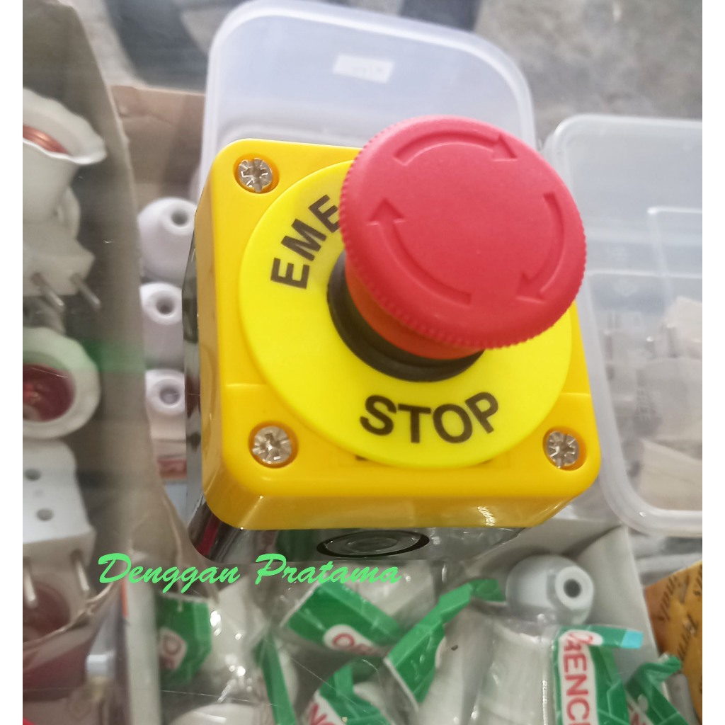 Jual Tombol Emergency Push Button + Box 22 mm | Shopee Indonesia