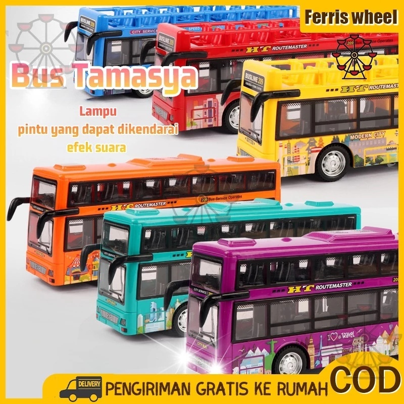 Jual Double Open Door Deluxe Double Layer Bus/Bus Tamasya/Bus Wisata ...