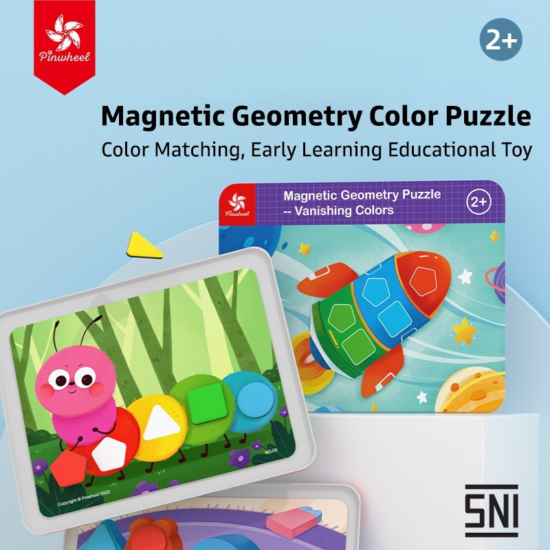 Jual Pinwheel Magical Geometry Puzzle - Vanishing Color Mainan Edukasi ...