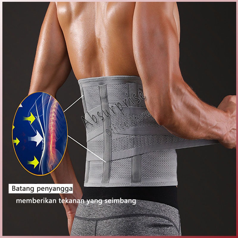 Jual Sabuk Pelangsing Sabuk Angkat Besi Perut Sabuk Penyangga Tulang ...