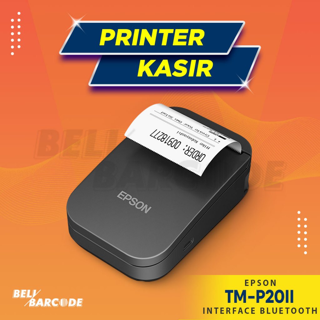Jual Mini Printer Thermal Epson TM-P20II Printer Cetak Struk 58mm Bluetooth NFC | Shopee Indonesia