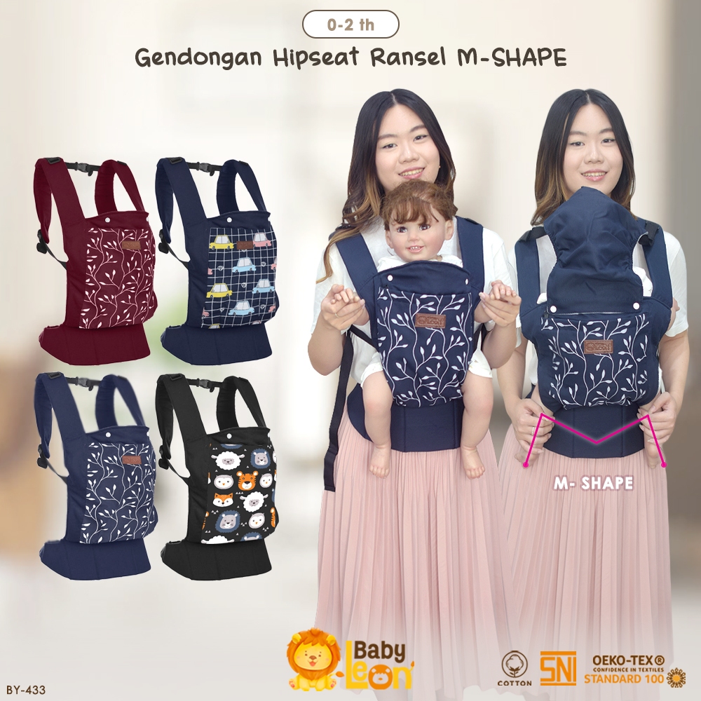 Jual BABY LEON Gendongan SSC BY-433 Gendongan Ransel M-Shape Gendongan ...