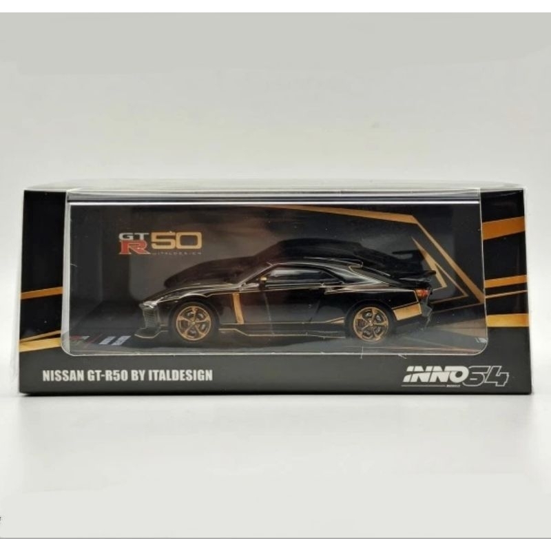 Jual INNO64 NISSAN GT R50 ITALDESIGN black GTR hitam IDE 11 r35 era car ...
