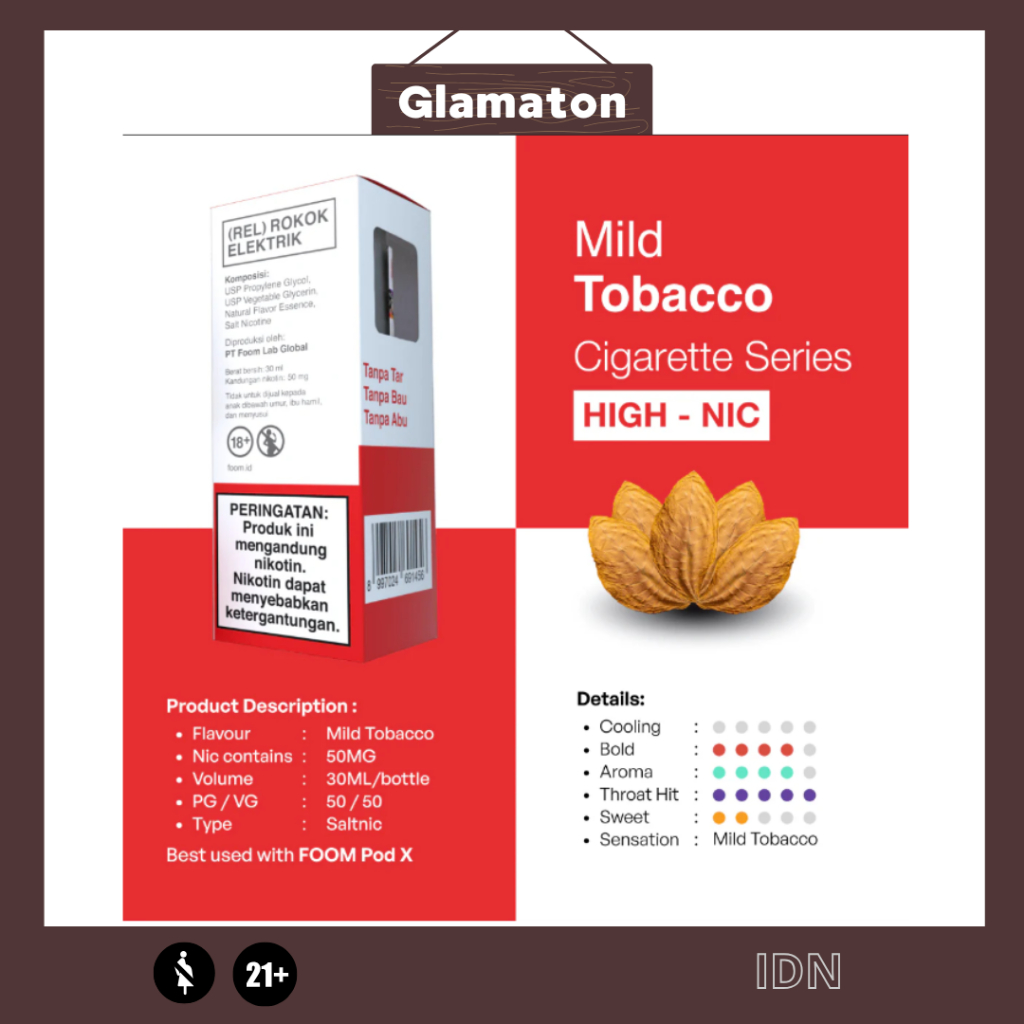 Jual LIQUID FOOM RED MILD HIGHNIC 50MG 30ML BY FOOM LAB HIGHNIC ...