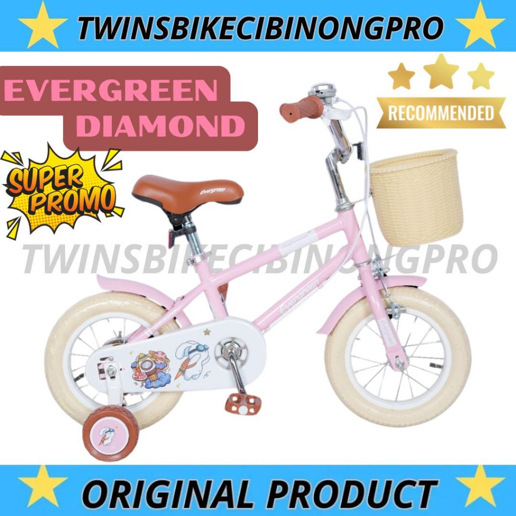Jual Sepeda Mini 16 Evergreen Diamond | Shopee Indonesia