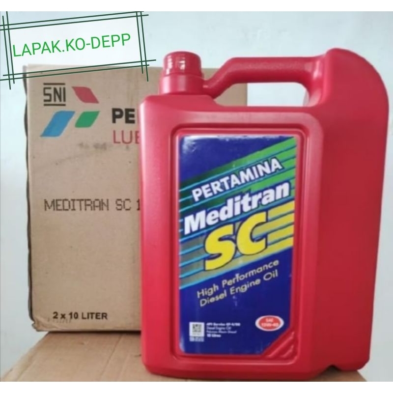 Jual OLI MEDITRAN SC SAE 40 10 LITER/OLI PERTAMINA MEDITRAN SC 10 LITER ...