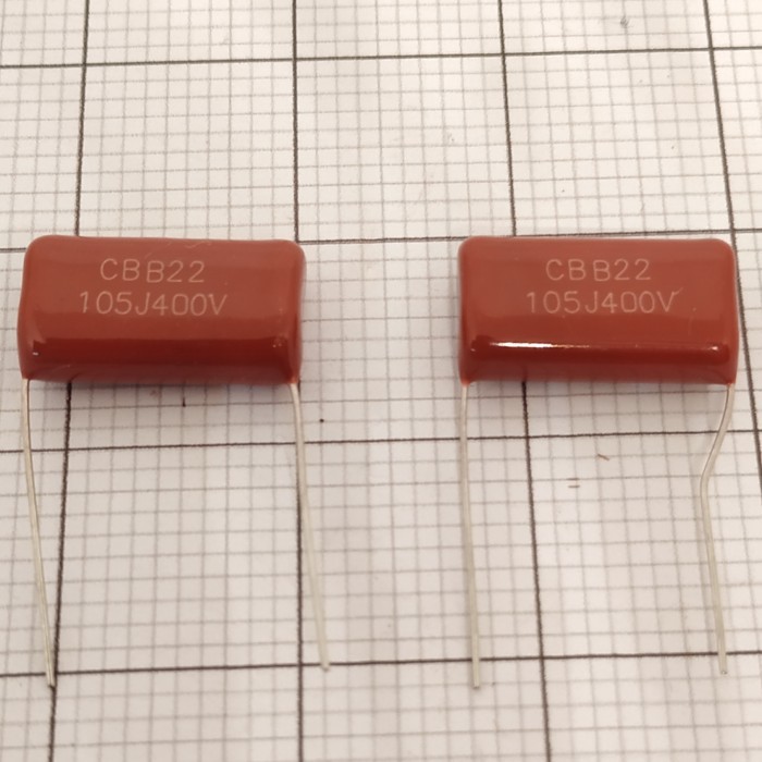 Jual Capacitor Milar 105J-400V / Milar 105j - 400v / Milar 105-400volt ...