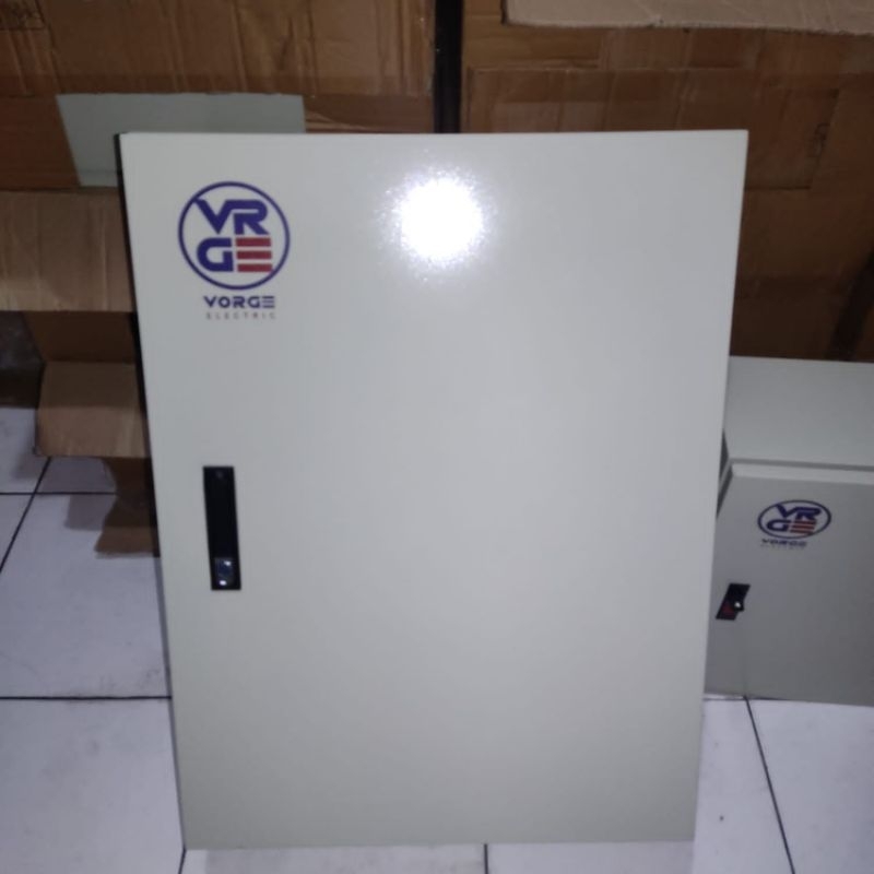 Jual box panel listrik 60x40x20 metal indoor full 1mm pabrikan merk VORGE 60mm x 40mm x 20mm ...