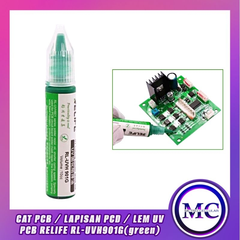 Jual CAT PCB / LAPISAN PCD / LEM UV PCB RELIFE RL-UVH901G(green ...