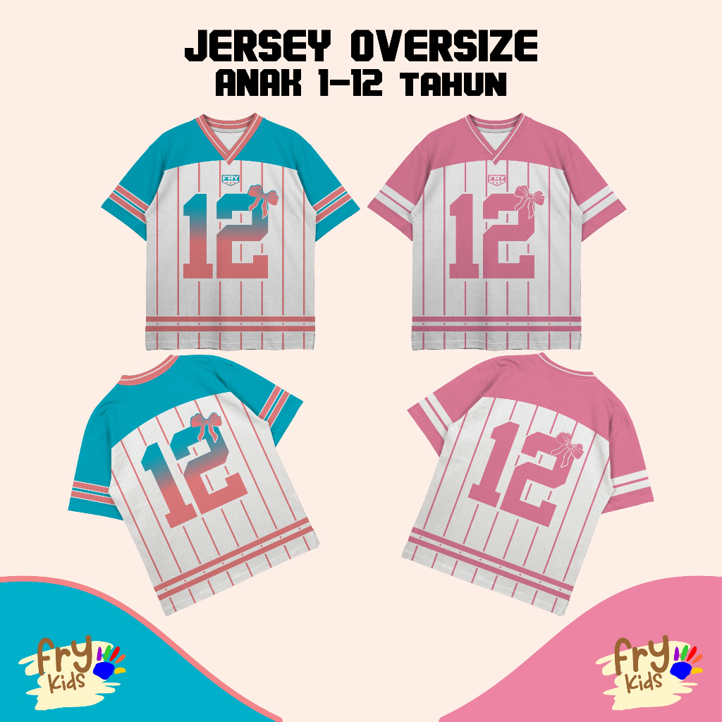 Jual FRY Jersey Oversize Anak / Jersey Anak / Jersey streetwear ...