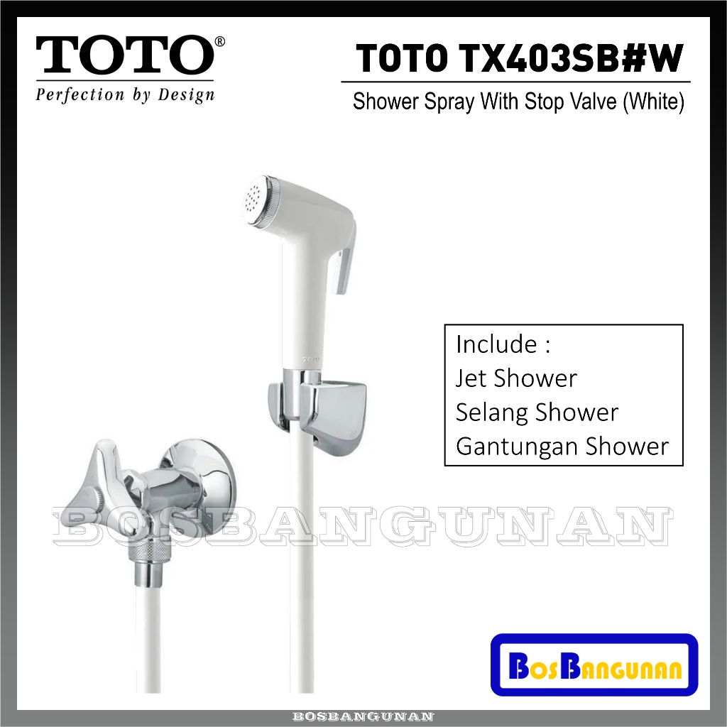 Jual Jet Shower TOTO TX 403 SB / Toilet Spray TOTO TX403SB / Shower ...