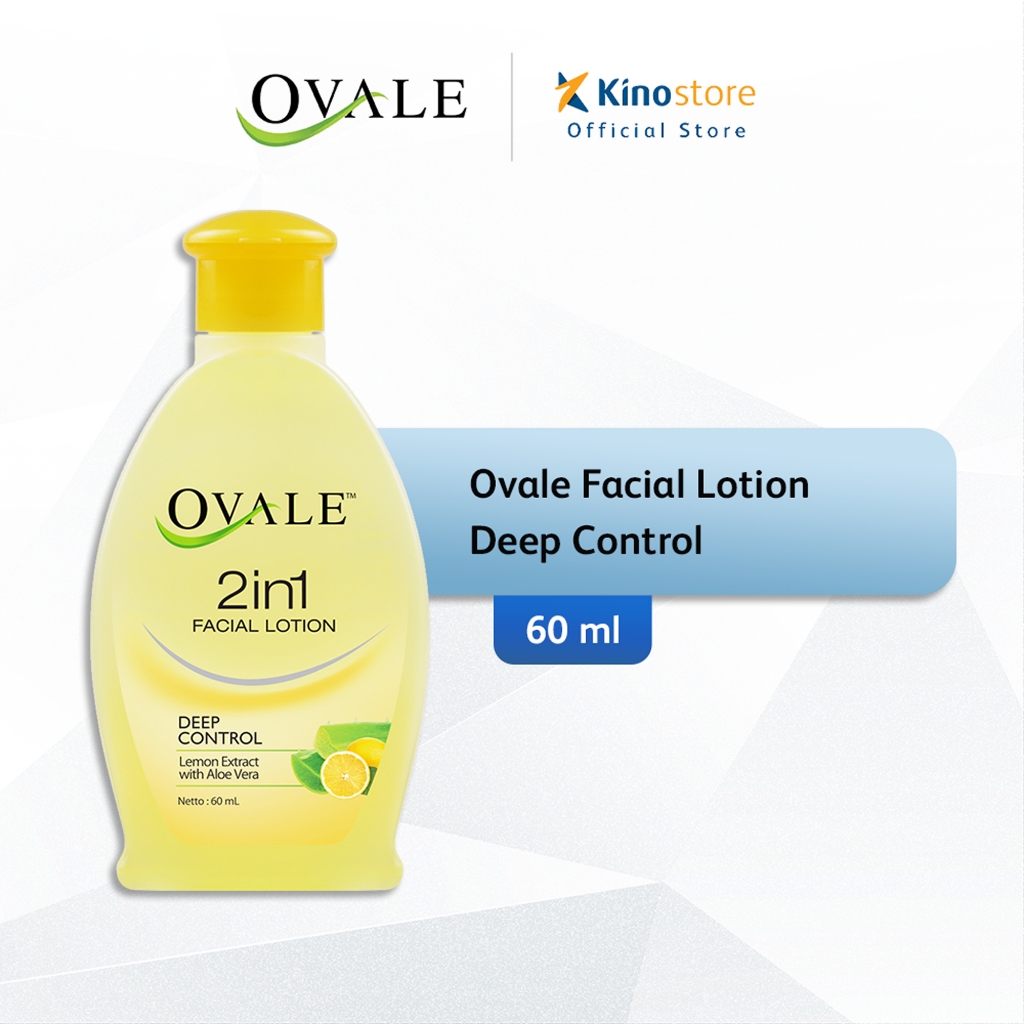 Jual Ovale Facial Lotion Deep Control 60ml | Shopee Indonesia