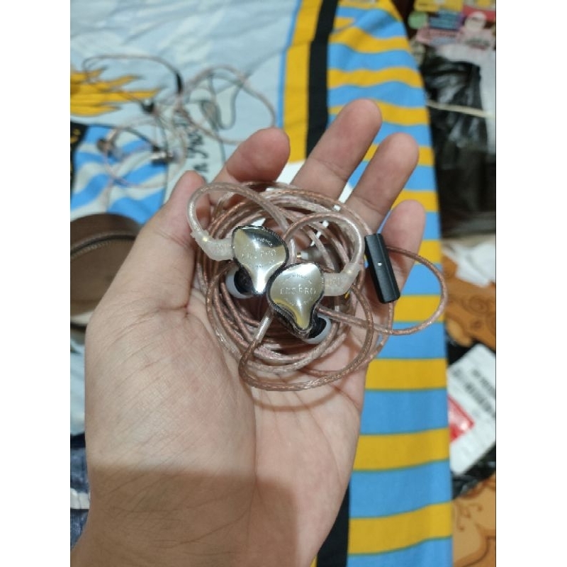 Jual IEM Headset KZ EDC Pro Silver Cable Mic + Kinera Celest Jimo ...