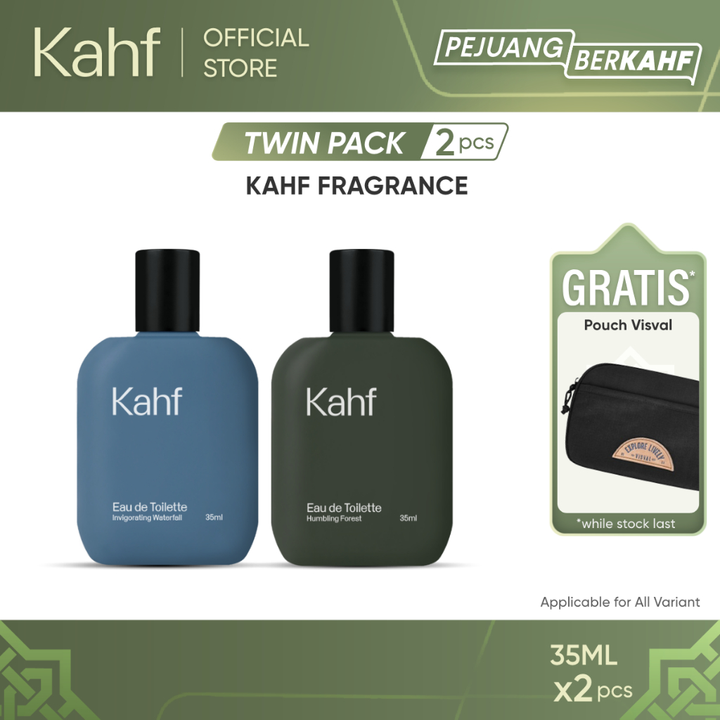 Jual Paket Kahf Fragrance - Parfum Pria Twin Pack Eau de Toilette (EDT ...