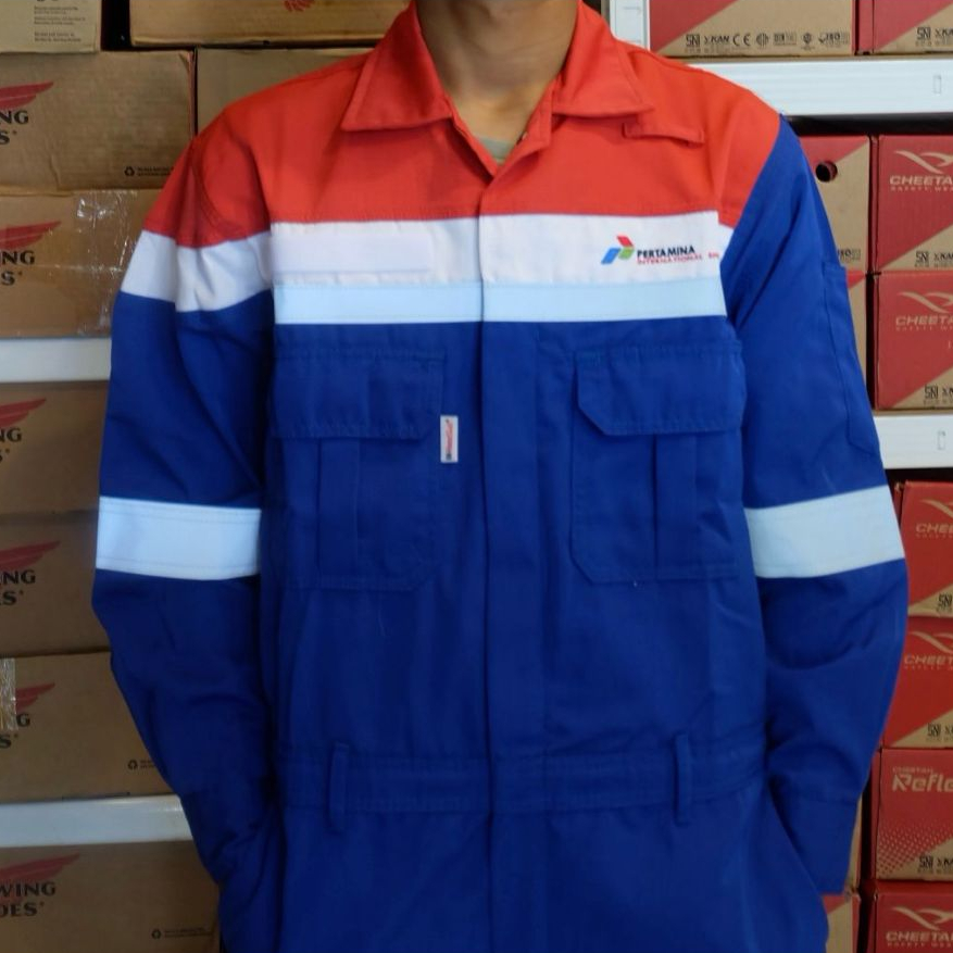 Jual Wearpack Pertamina BR-FLAME Shield Ultra Coverall Pertamina BR ...