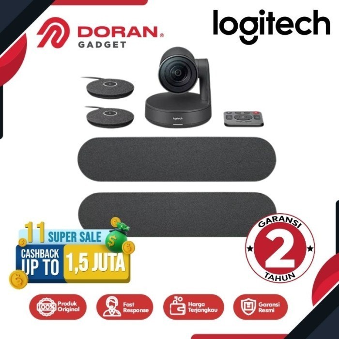 Jual Logitech Rally Plus Video Conference System - Garansi Resmi 2 ...