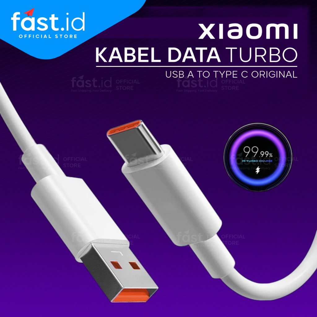 Jual FAST KABEL DATA XIAOMI TURBO CHARGE TYPE C 33W MAX TURBO CHARGER XIAOMI | Shopee Indonesia