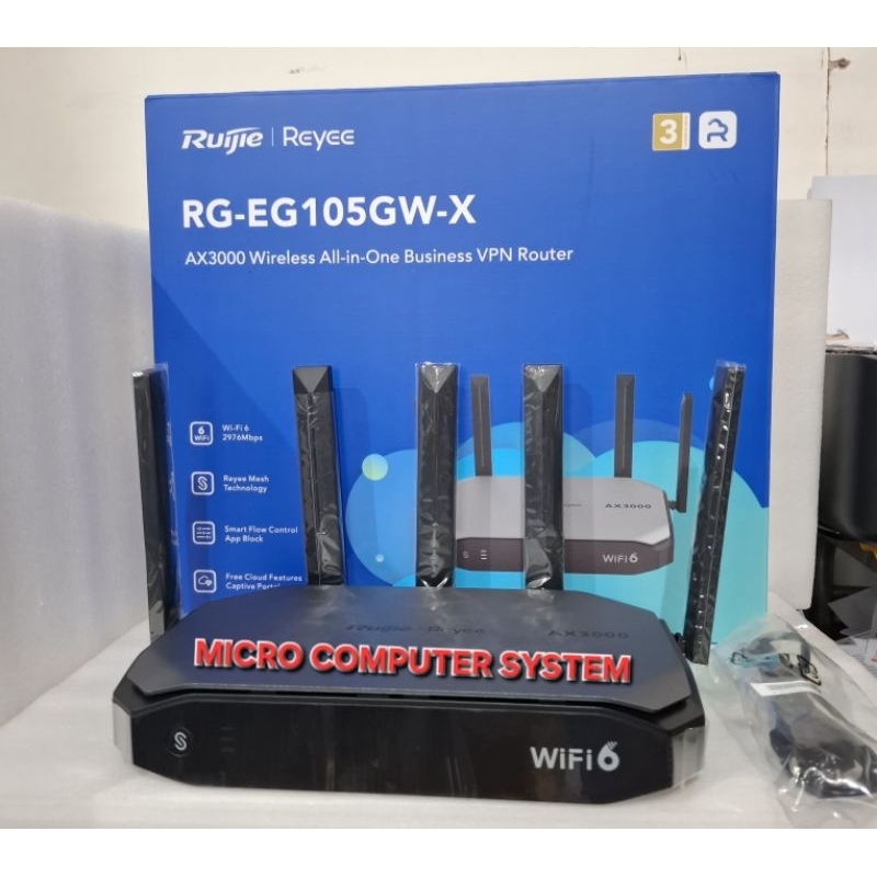 Jual RG-EG105GW-X Wi-Fi 6 AX3000 High-performance All-in-One Wireless Router | Shopee Indonesia