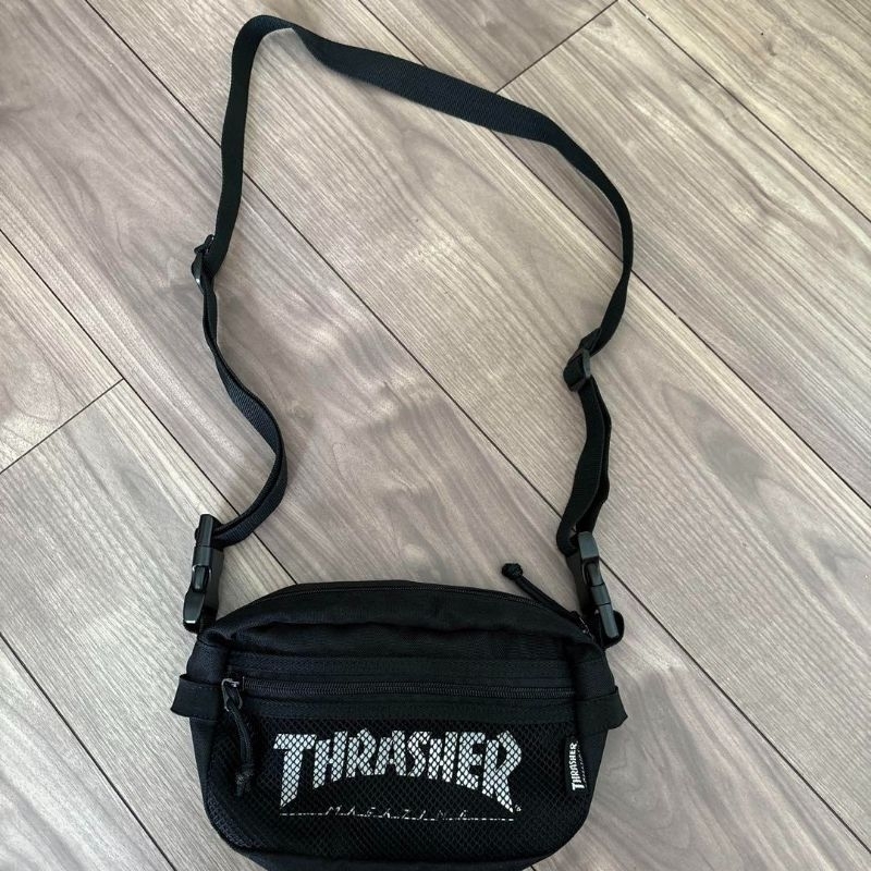 Jual Thrasher Tas 2 Way Sling Bag Mesh Logo - Japan Market Series ...