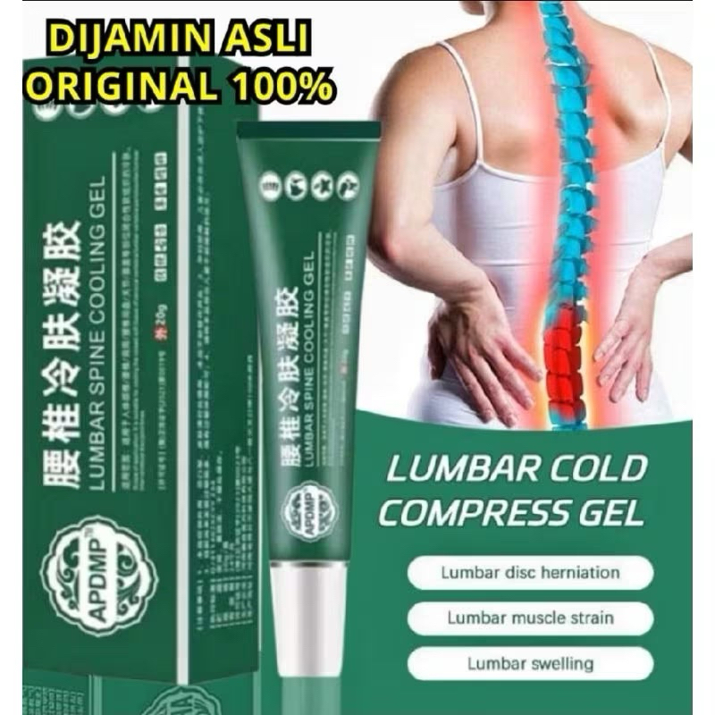 Jual Lumbar Spine Cooling Gel Krim Viral Pereda Nyeri Otot Sakit ...