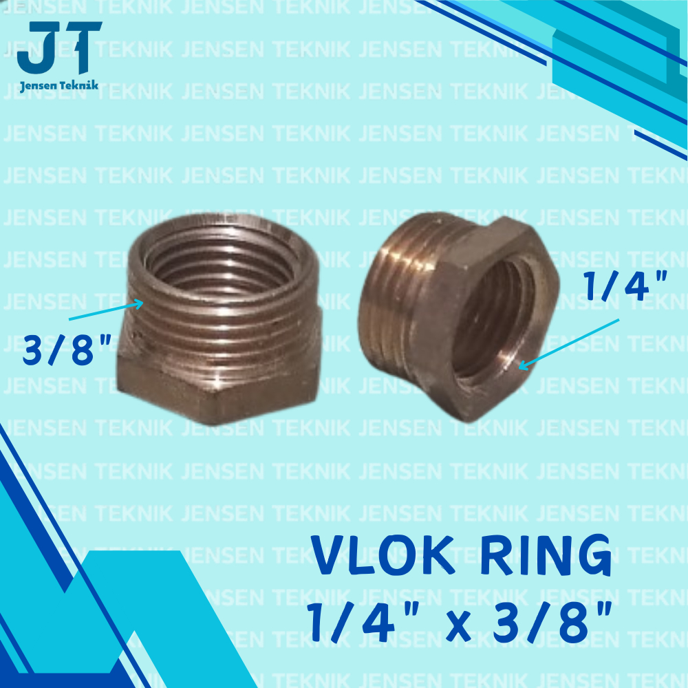 Jual Vlok Ring Kuningan Ukuran 3/8×1/4 | Shopee Indonesia