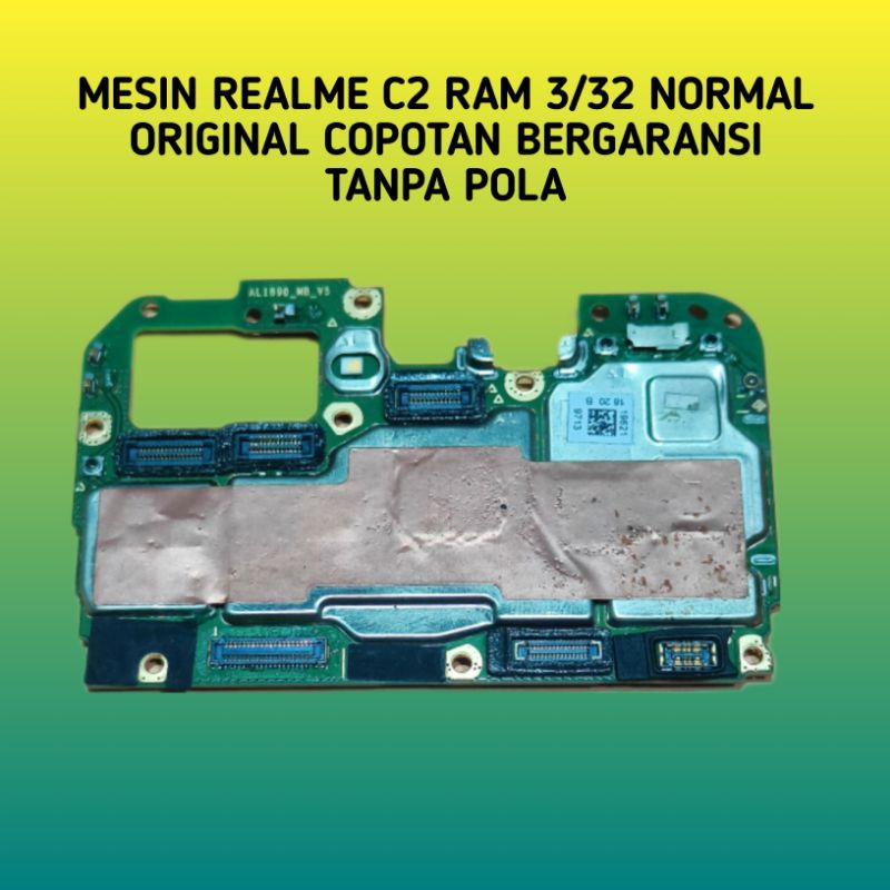 Jual MESIN REALME C2 RAM 3/32 NORMAL ORIGINAL COPOTAN TANPA POLA ...