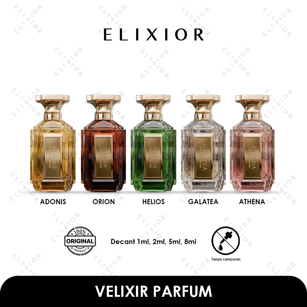 Jual Decant / Share / Tester Velixir Parfum Adonis, Orion, Helios ...