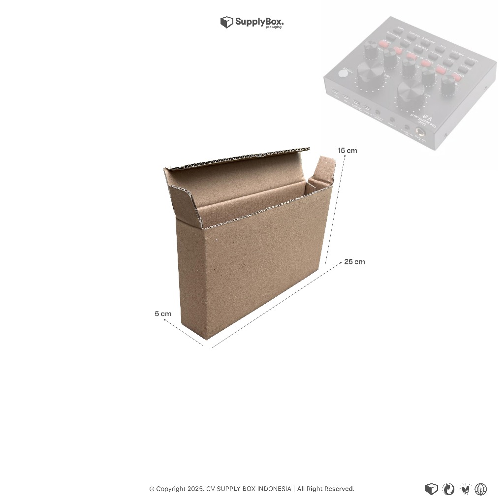 Jual KARDUS BOX PACKING 25 x 5 x 15 CM | Dus Box | Kardus Box ...