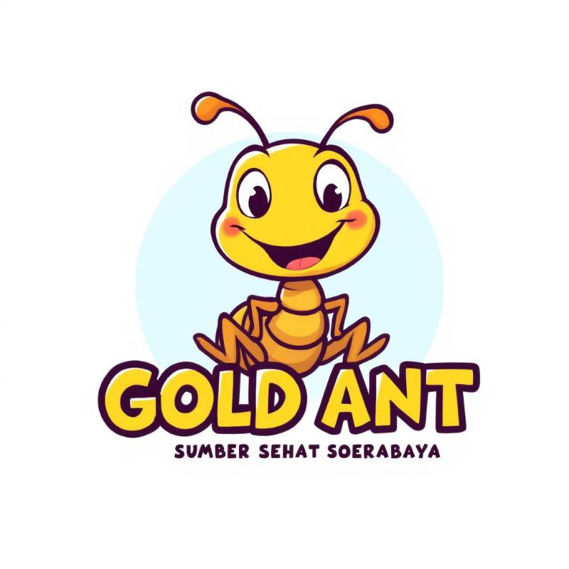 Jual costum desain tulisan gold ant gambar gold ant | Shopee Indonesia