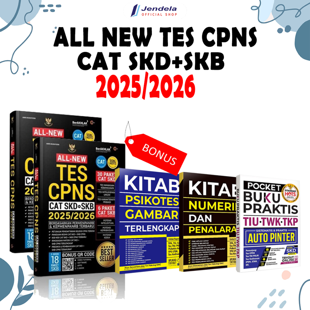 Jual Buku All New Tes CPNS CAT SKD+SKB 2025/2026 Terbaru Best Seller C ...
