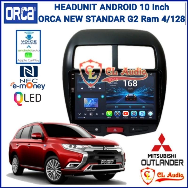 Jual Head Unit Android Orca New Standar 10 Inch Outlander Sport 2012 ...