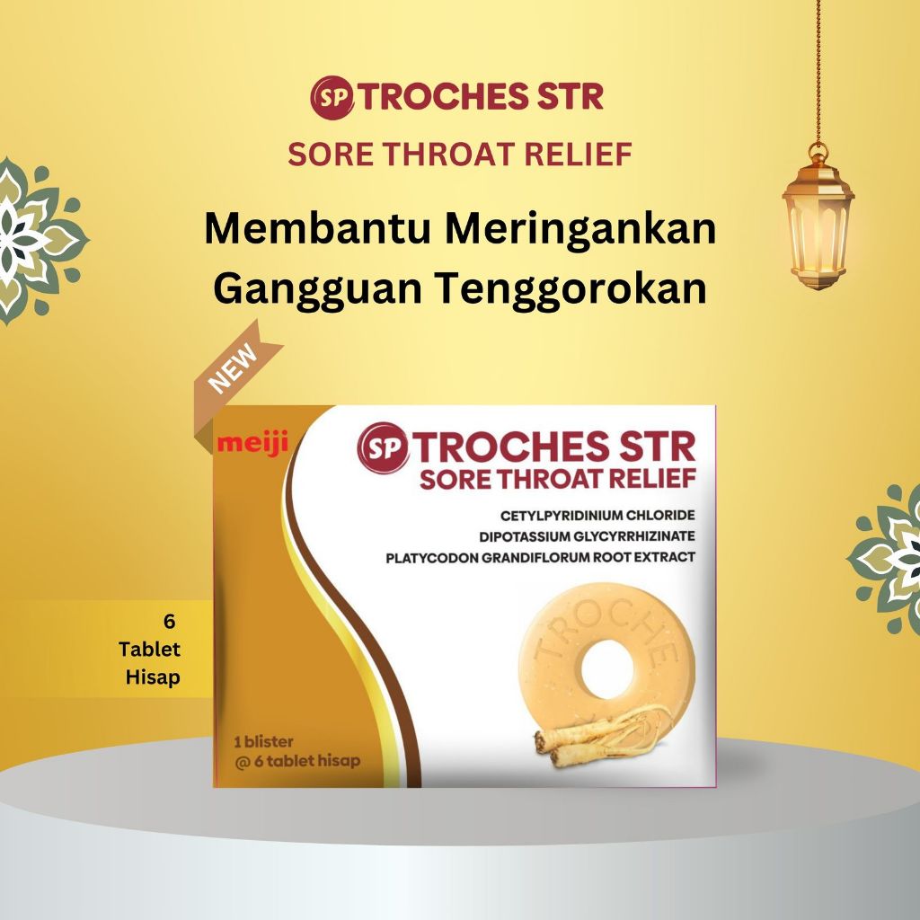 Jual SP Troches STR (Sore Throat Relief) isi 6 | Shopee Indonesia