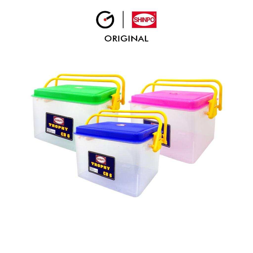 Jual SHINPO Box Penyimpanan Kontainer Plastik 6 L Kotak Serbaguna ...