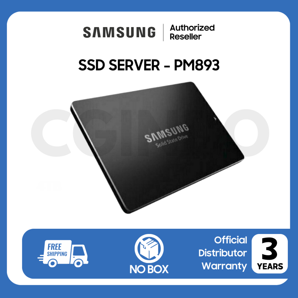 Jual Samsung SSD Server PM893 960GB / 480GB / 1.92TB / 3.84TB SATA3 2.5 ...