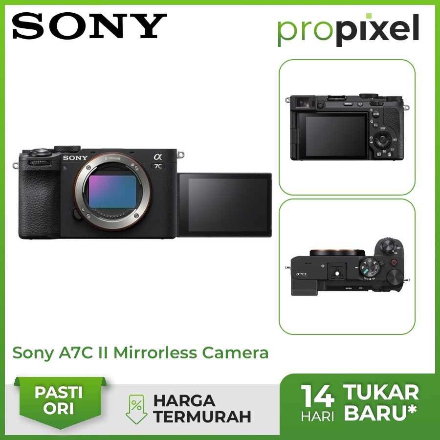 Jual Sony A7C II Body Only Kamera Mirrorless A7CII Camera A7C Mark 2 Resmi | Shopee Indonesia